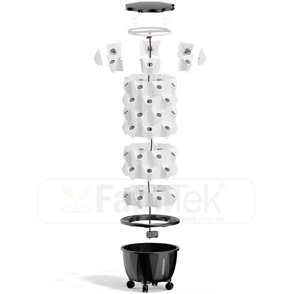 Farmtek Hydroponic Tower System Kit Vertical Farming Aeroponic Tower