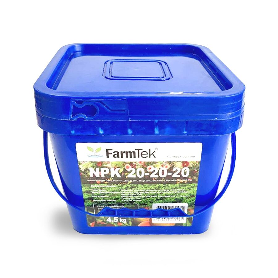 Farmtek NPK Fertilizer 20-20-20 TE Commercial 100% Soluble ...