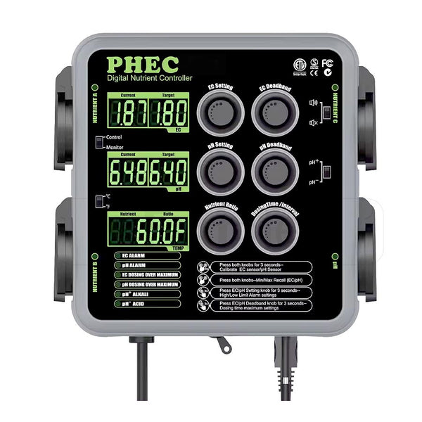 Automated PH EC Controller with Dosing Pumps Commercial Hydroponics ...