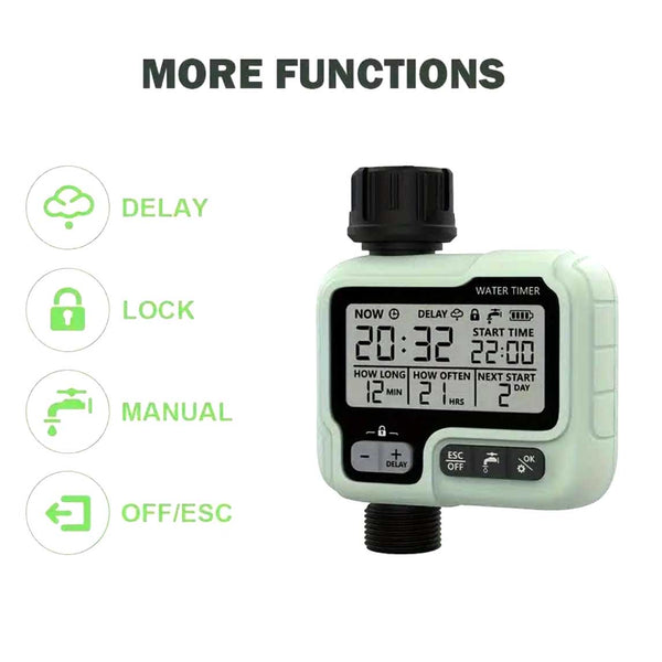 Water Timer Smart Timed Irrigator Outdoor Automatic Watering Device ...