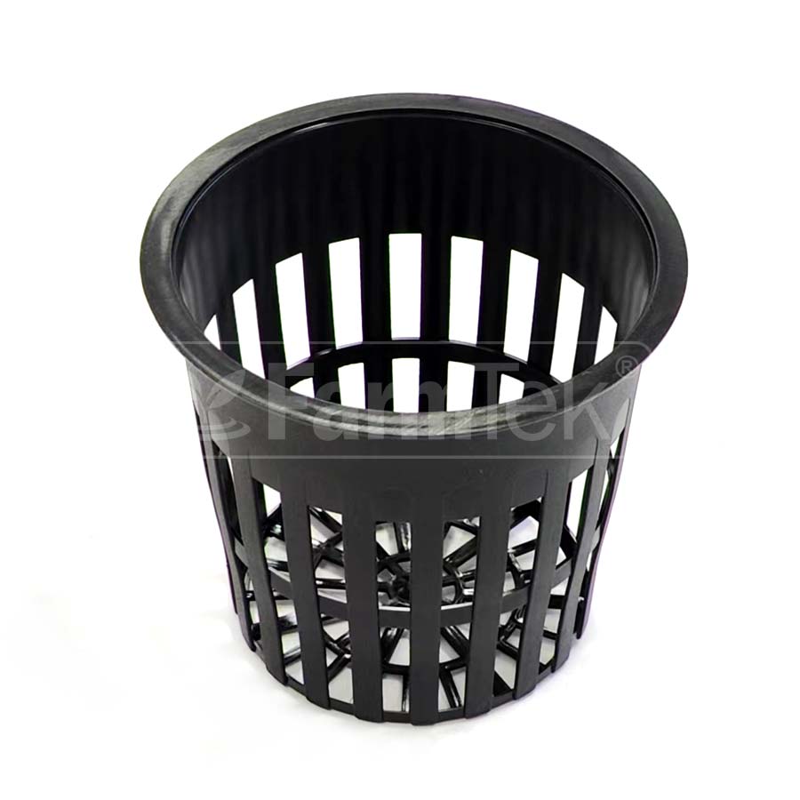 5pcs 4" Black Hydroponic Net Pots Mesh Pots Baskets Aeroponic – Farmtek ...