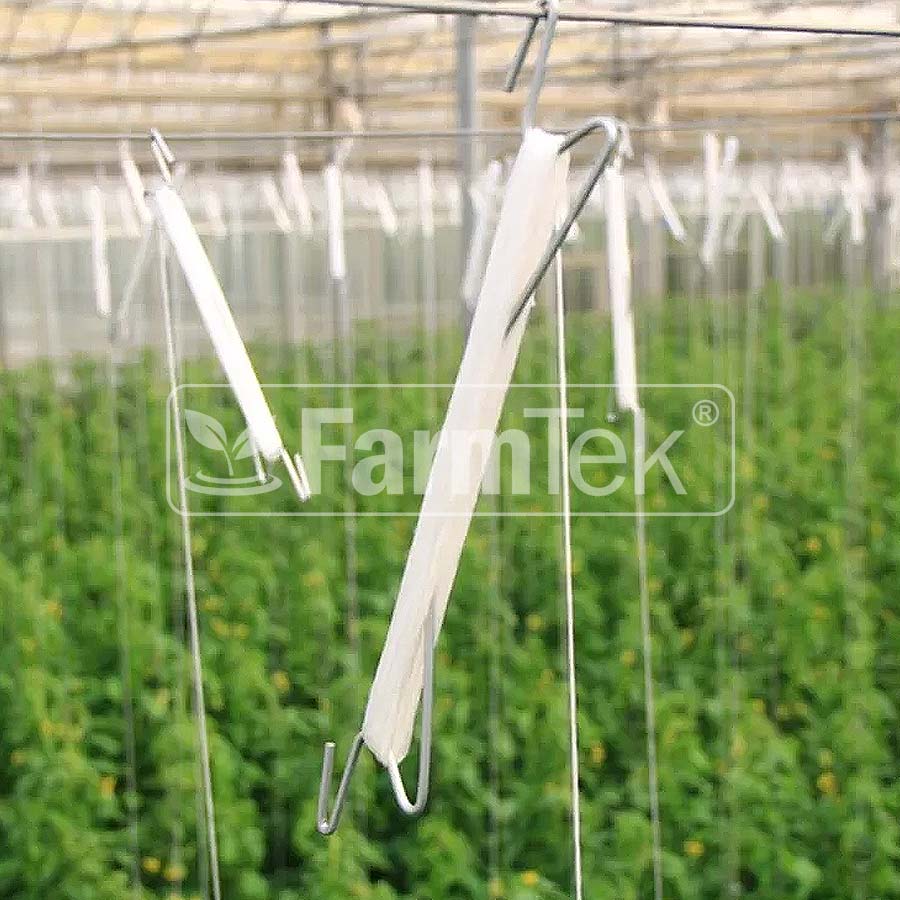Tomato Hooks (6x) Support String 10m Greenhouse Garden Trellis ...